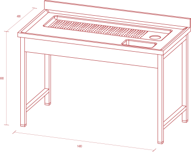 FISH PREPARATION TABLE – Jimo – Cooling Tecnology